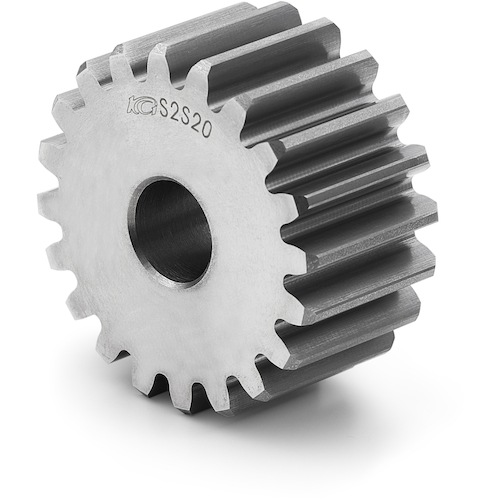 KG 【在庫限り】S45C平歯車 S2S 64A-2018F 形状A1 モジュール2 歯数64 歯幅20mm 穴径Φ18mm（1個） S2S ...