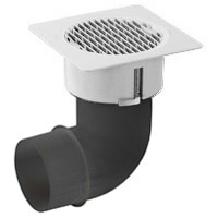 VB-GHE100P-W ベンテック 薄型給排気グリル（床井、エルボ付） 即配・速配ならプロ向け電材・照明器具オンラインショップのタロトデンキにお任せください。