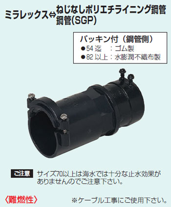 MFGL-100 未来工業 コンビネーションカップリング 即配・速配ならプロ向け電材・照明器具オンラインショップのタロトデンキにお任せください。