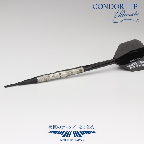 CONDOR 【コンドル】 チップ アルティメット ブラック 40本入り (Tip Ultimate Black) | 世界最長31mm｜コンドルティップ｜ビリヤード＆ダーツ【イーアールスポーツ】