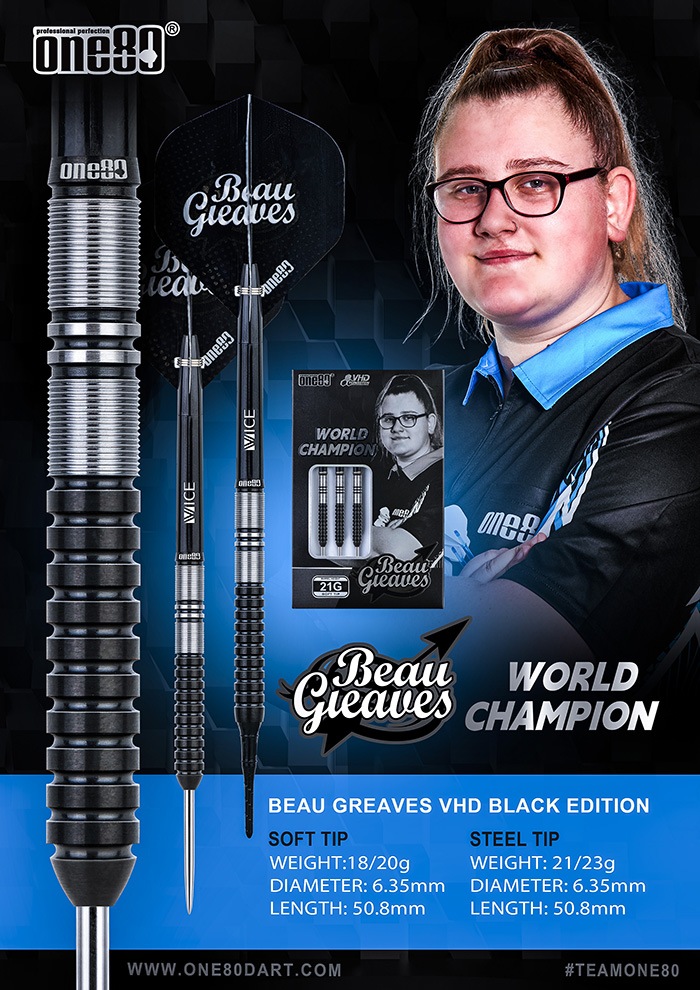 One80 【ワンエイティ】ボウ・グリーブス ブラックエディション VHD(Beau Greaves_BLACK EDITION VHD ...