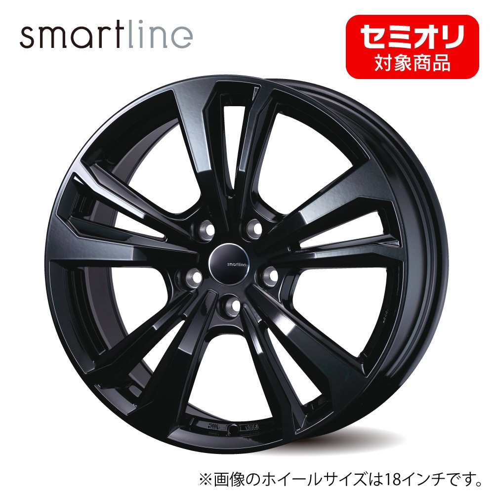 smartline 365 16x6.5(46)112-5H 57.1φ[ブラック] | smartline | タスカル for bridgestone