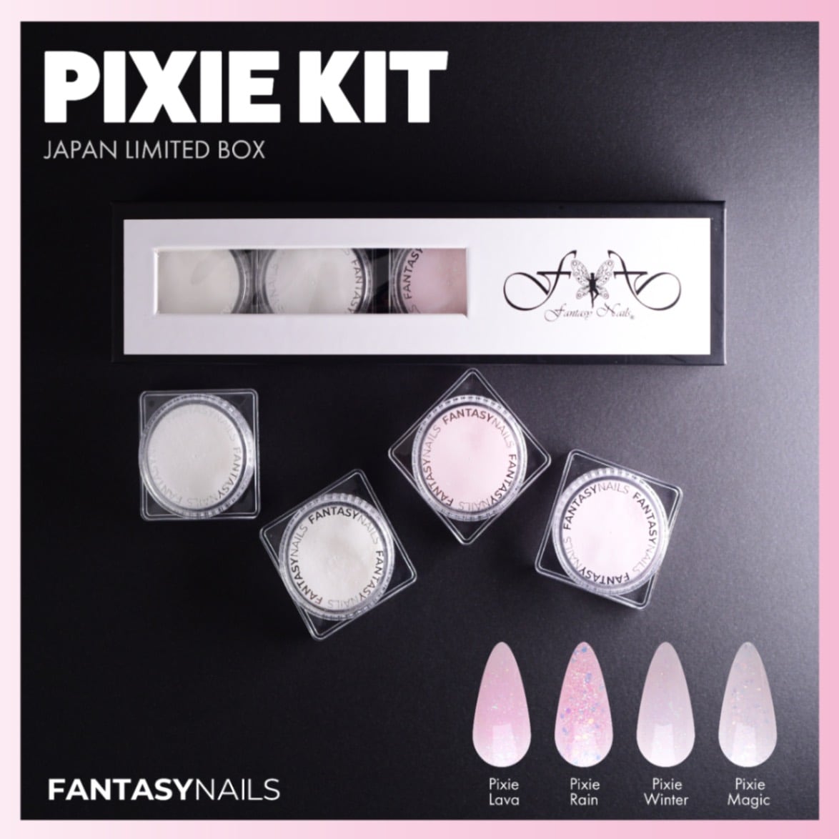 FantasyNails PIXIE KIT-【日本限定セット】ピクシーキット | カラーパウダー | ネイル用品・ネイル商材専門の通販｜TAYOU【タユウ】