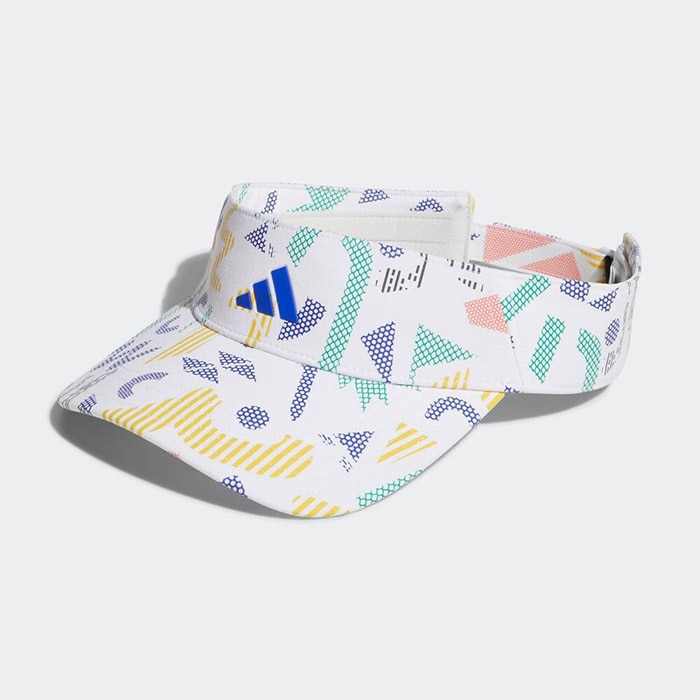 adidas MGS20 アディダスゴルフ メンズゴルフ ジオメトリック プリント バイザー 日本仕様 | ゴルフウエア,キャップ・バイザー ...