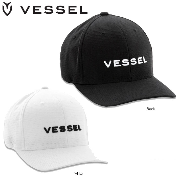 VESSEL VH1901 STRETCH FITTED HAT ベゼル ストレッチ フィット ゴルフキャップ | ゴルフウエア,キャップ ...