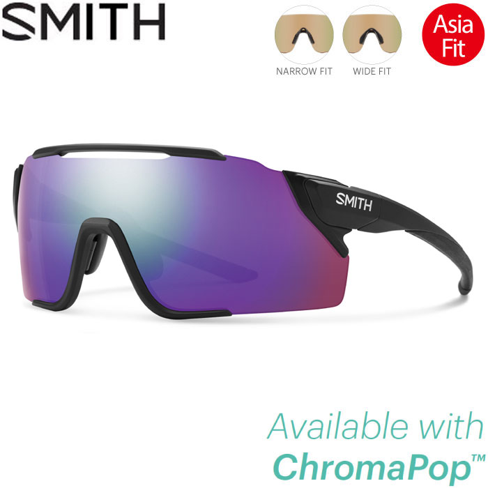 SMITH Attack MAG MTB Matte Black（CP Violet Mirror） 日本正規品 スミス アジアンフィット ...