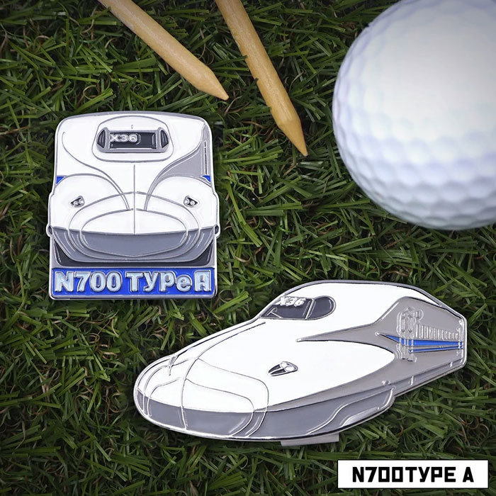 新幹線 ゴルフマーカー （クリップタイプ）N700 TypeA SKSM002 マグネット仕様 | アクセサリー・小物,クリップ・マーカー | Teeolive芦屋店 公式ECサイト