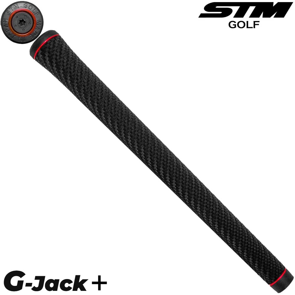 STM G-Jack＋ グリップ 重量可変式グリップ ブラック/レッド | ウッド・アイアン用グリップ,STM GOLF | Teeolive芦屋店 公式ECサイト