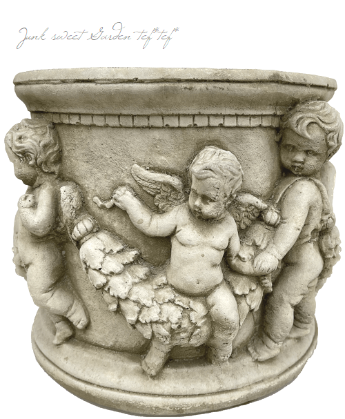 【雑貨】 英国SPARTA STATUES 『Cherub Pot Small』 ガーデンオーナメント | すべての商品 | | Junk ...