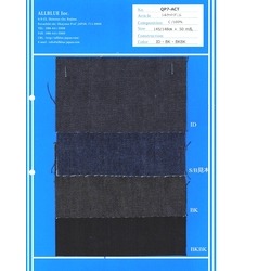 QP7-ACT 13oz シルケットデニム | オールブルー | テキスタイルネット