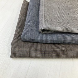 OA43657 40/1 リネンTOP糸 smart check | 小原屋繊維 | テキスタイルネット