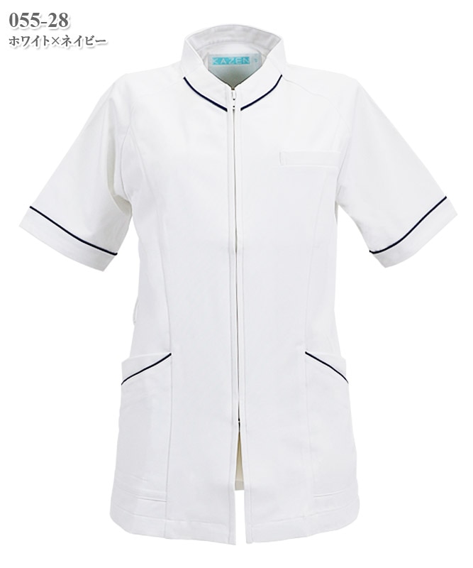 男女兼用スクラブ半袖[KAZEN製品] 055｜THS-白衣通販・販売
