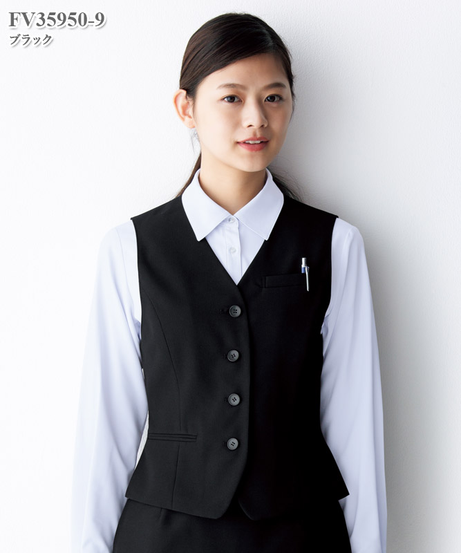 レディスベスト[フォーク製品] FV35950｜THS-白衣通販・販売