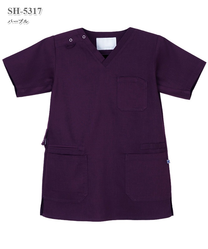 男女兼用スクラブ半袖[ナガイレーベン製品] SH-5317｜THS-白衣通販・販売