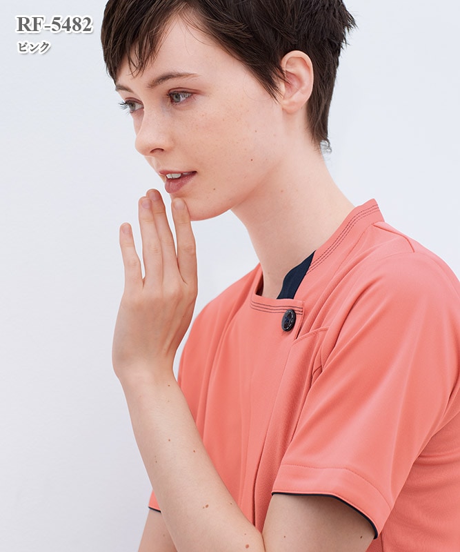 女子スクラブ半袖[ナガイレーベン製品] RF-5482｜THS-白衣通販・販売