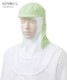 【THS-白衣通販】 フード帽子(ケープ付・フルフェイス)(1枚入)[KAZEN製品] KZN483