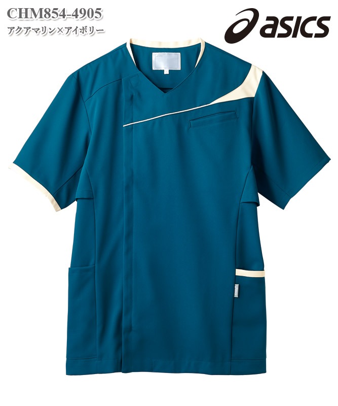 アシックスメンズスクラブ半袖[住商モンブラン製品] CHM854-0104～4905｜THS-白衣通販・販売