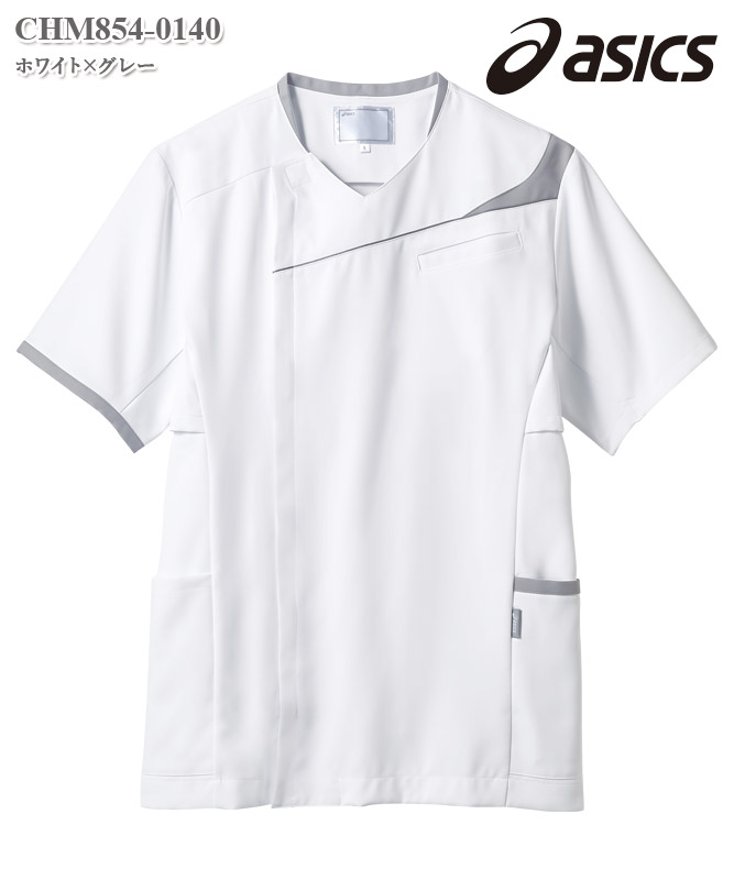 アシックスメンズスクラブ半袖[住商モンブラン製品] CHM854-0104～4905｜THS-白衣通販・販売