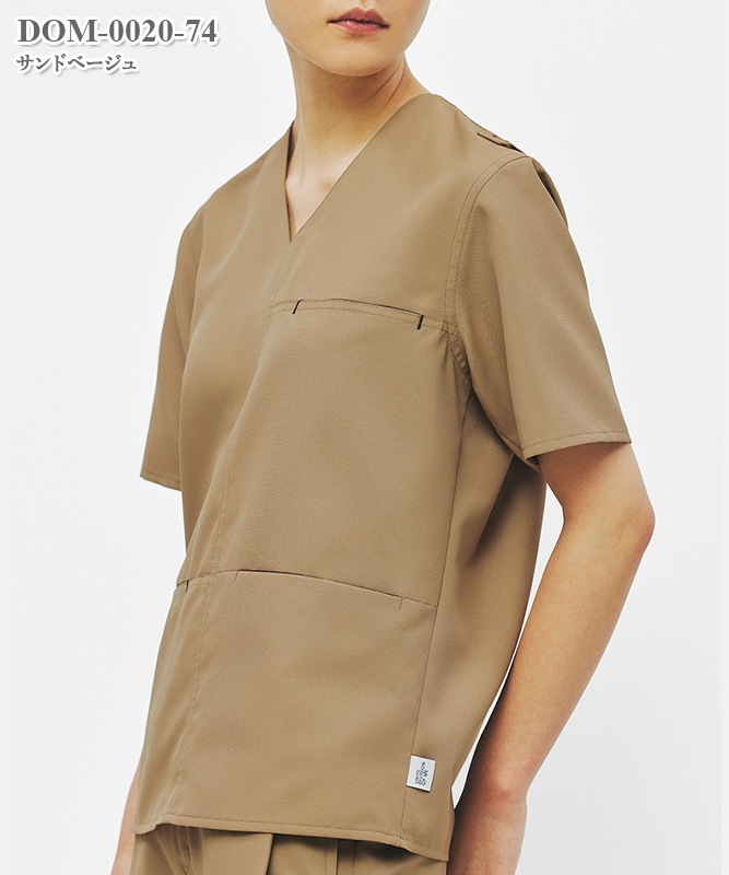 男女兼用スクラブ半袖[チトセ製品] DOM-0020｜THS-白衣通販・販売