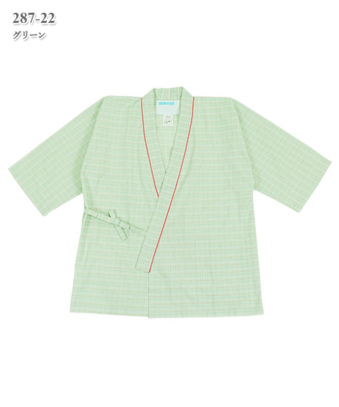 男女兼用患者衣甚平型上衣[KAZEN製品] 287｜THS-白衣通販・販売