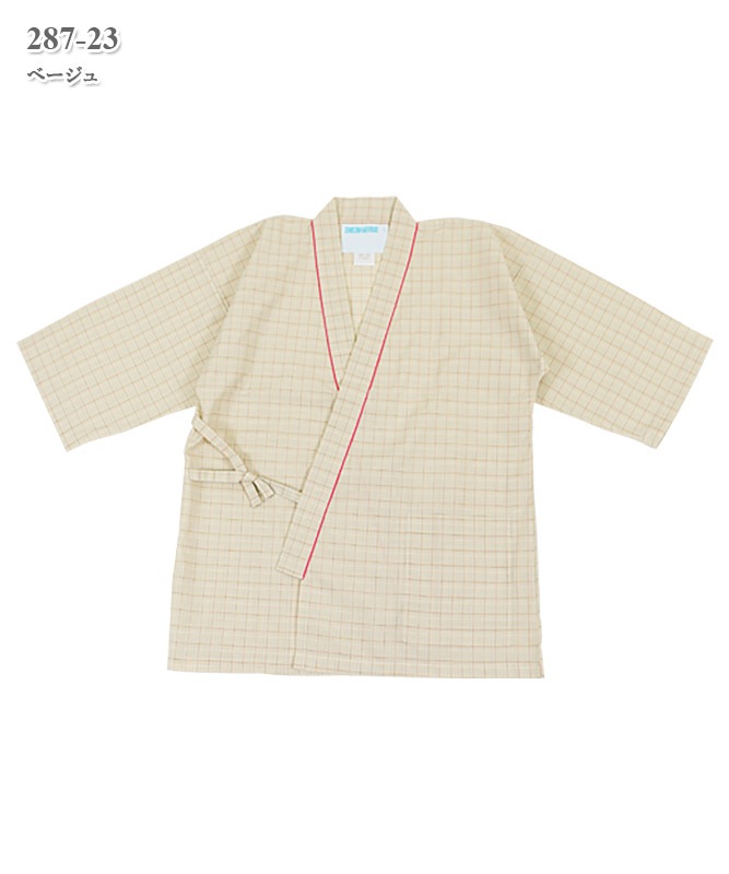 男女兼用患者衣甚平型上衣[KAZEN製品] 287｜THS-白衣通販・販売