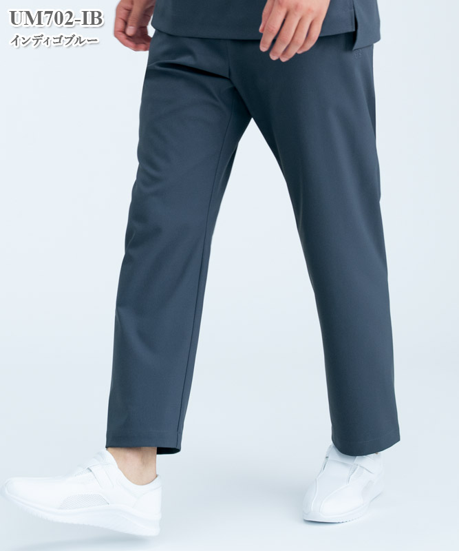 ukaメディカルユニフォームスタディ 男女兼用パンツ(ノータック・総ゴム)[住商モンブラン製品] UM702-PP～WG｜THS-白衣通販・販売