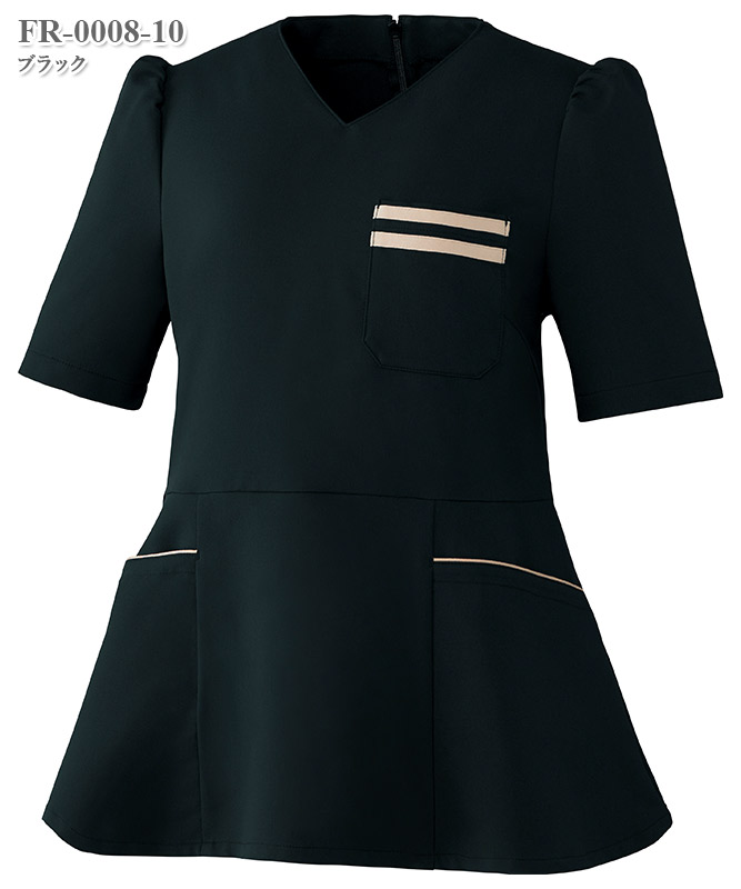 レディススクラブ半袖[チトセ製品] FR-0008｜THS-白衣通販・販売