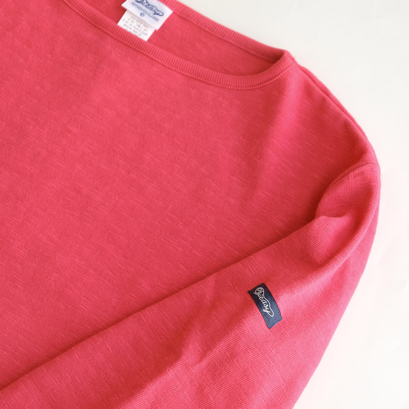 te001 HDCS BOATNECK BASQUE SHIRT SHOCKING PINK | HDCS | TIEASY AUTHENTIC CLASSIC ONLINE STORE