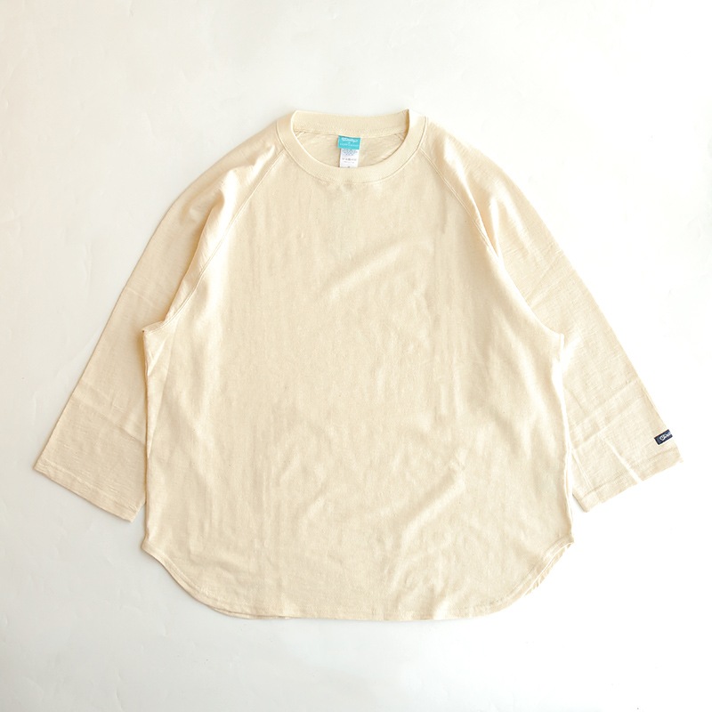 te001LT-CR34 HDCS LIGHT RAGLAN 3/4 CREW-T NATURAL | MATERIAL,HDCS LIGHT ...