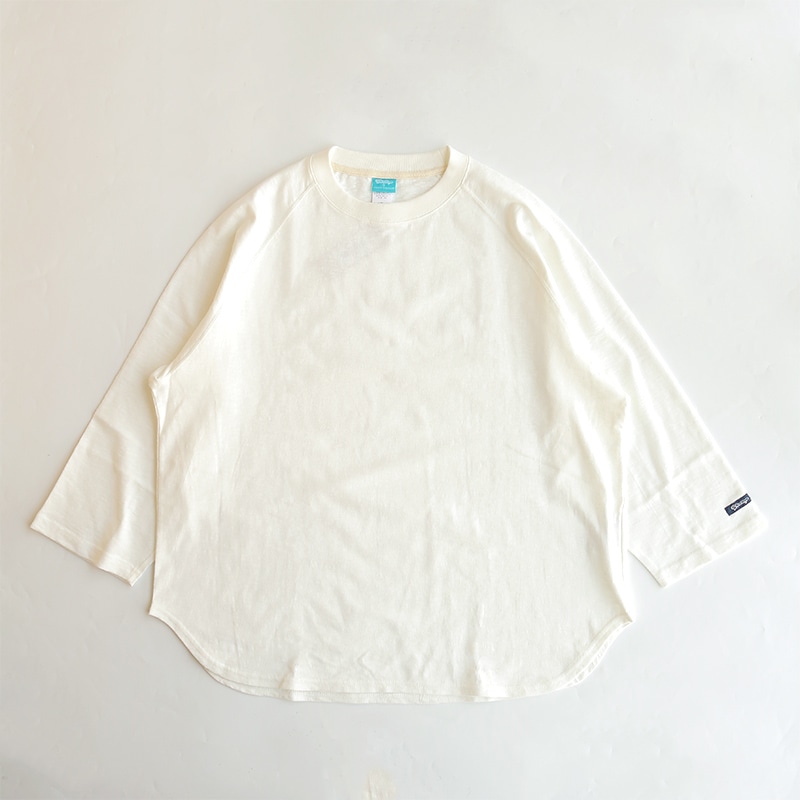 te001LT-CR34 HDCS LIGHT RAGLAN 3/4 CREW-T WHITE | MATERIAL,HDCS