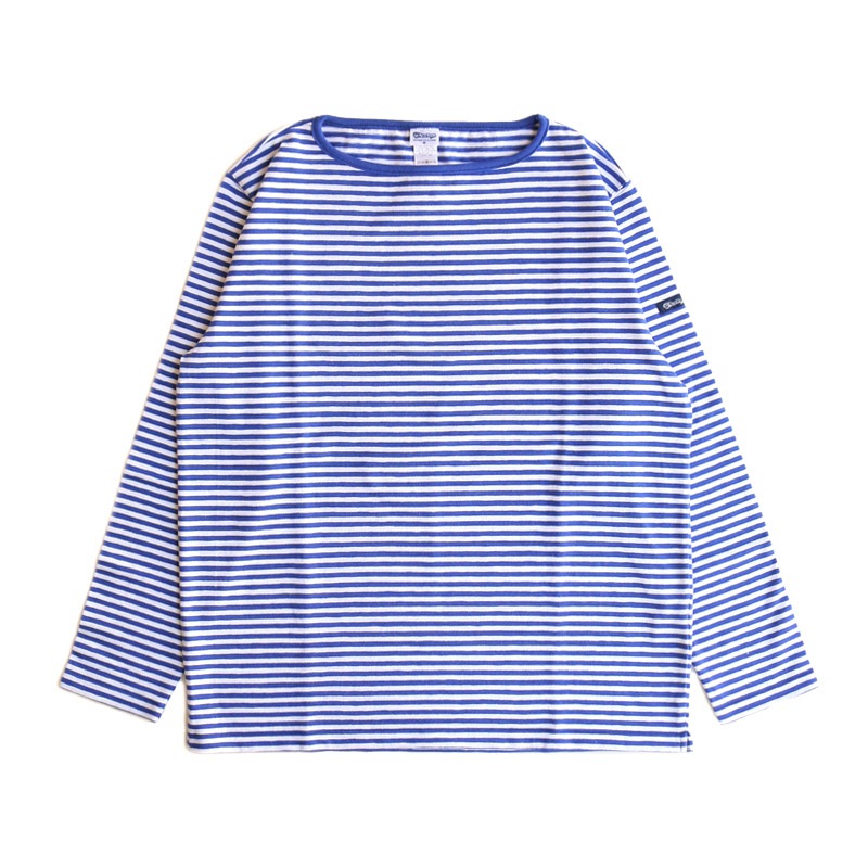 te001bd3 HDCS MICRO BORDER BASQUE SHIRT ROYAL BLUE × WHITE | ALL ITEMS ...