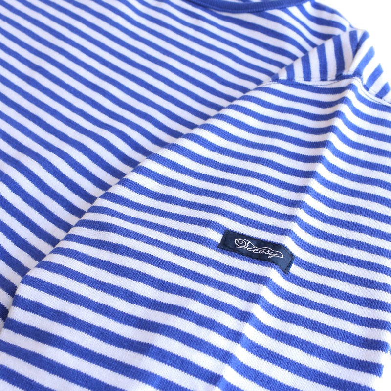 te001bd3 HDCS MICRO BORDER BASQUE SHIRT ROYAL BLUE × WHITE | HDCS ...