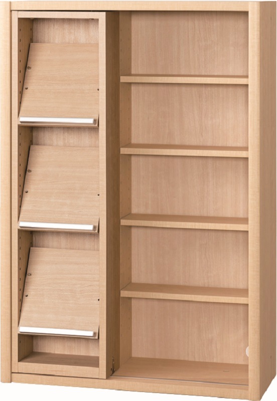 書棚 TEP75スライドG 小島工芸 ※3カラー選べます【大型商品配送】の通販｜東京インテリア公式通販