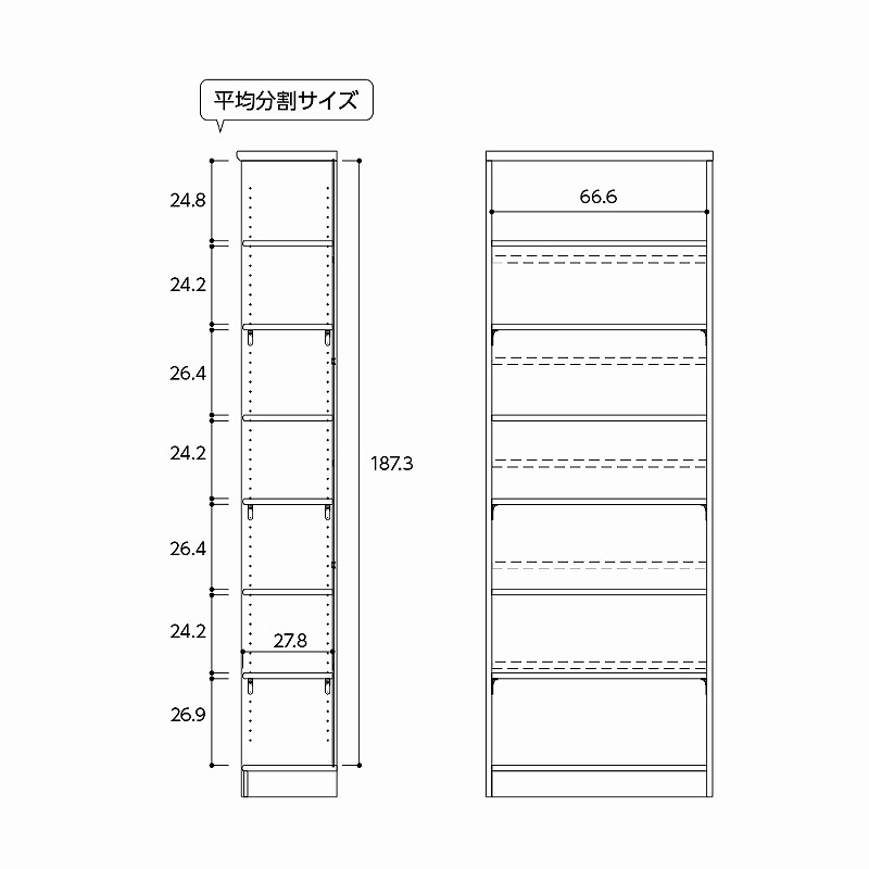 【お客様組立商品】オープンラック エースラック/カラーラック AR2070/NC2070の通販｜東京インテリア公式通販