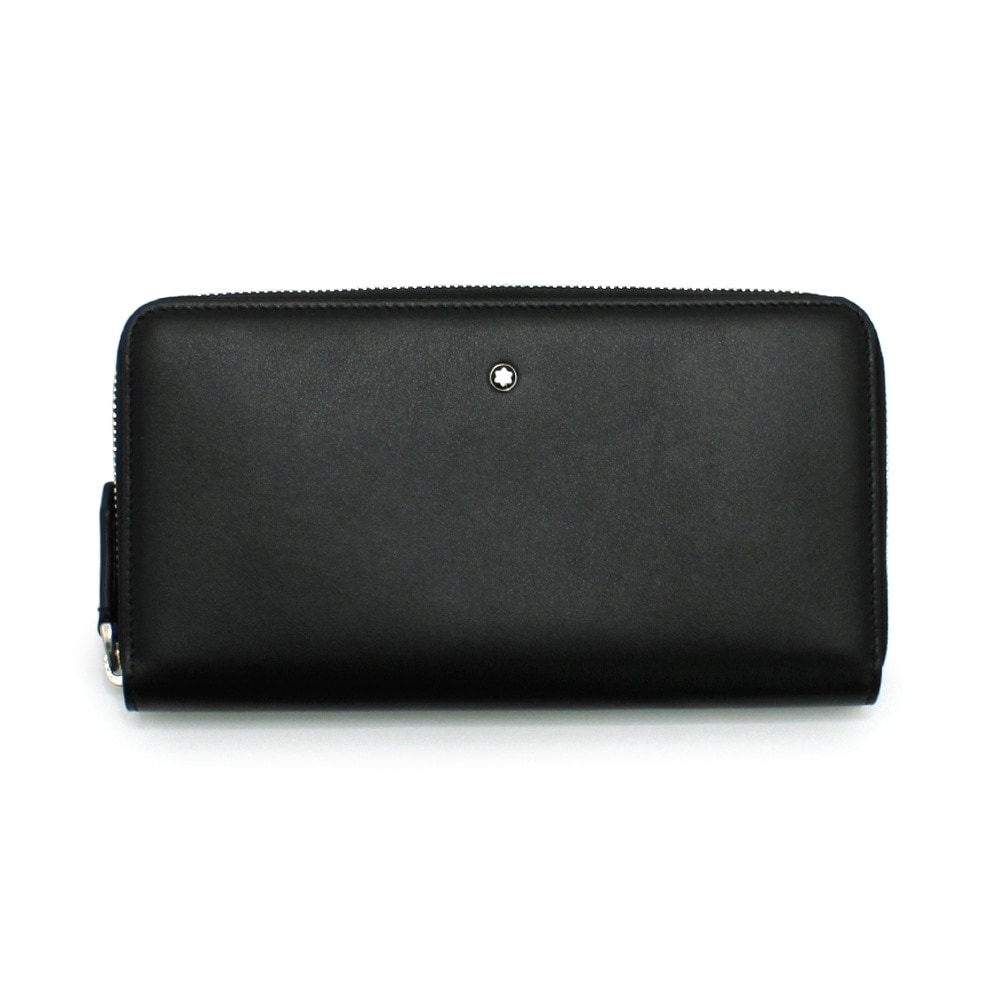 モンブラン 長財布 MB131251 ソフト ウォレット 12cc ジップアラウンド ブラック メンズ 小銭入れあり ラウンドファスナー【送料無料（※北海道・沖縄は1,000円）】 | タイム ...