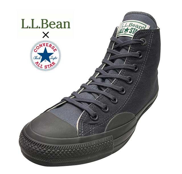 L.L.Bean × CONVERSE LLビーン×コンバース ALL STAR 100 L.L.Bean HI 1SD176 STONE GRAY ハイカット ストーングレー MENS ...