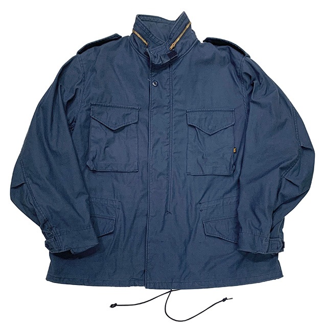 M-65 ALPHA社製 フィールドジャケット NAVY COAT COLD WEATHER MANS FIELD size:X-LARGE ...