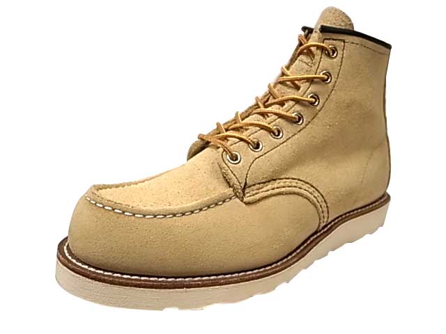 RED WING レッドウィング 8173 Classic Work / 6" Moc-toe 8173 6インチ クラシックワーク モックトゥブーツ TAN タン スエード REDWING ...
