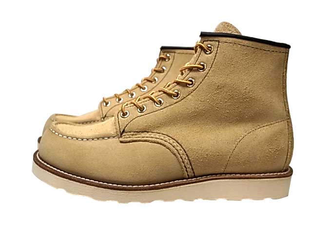 RED WING レッドウィング 8173 Classic Work / 6" Moc-toe 8173 6インチ クラシックワーク モックトゥブーツ TAN タン スエード REDWING ...