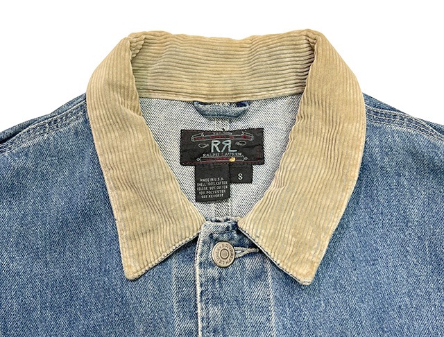 【DEADSTOCK】90's RRL ダブルアールエル DENIM JACKET デニムジャケット ジージャン color:LIGHT INDIGO size:S RALPH LAUREN ...