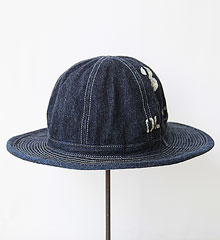 COLIMBO コリンボ DOUGHBOY HAT - CUSTOM - (INDIGO DENIM)