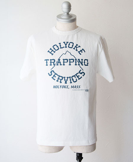 COLIMBO コリンボ PRINTED T-SHIRTS " Holyoke " (WHITE)
