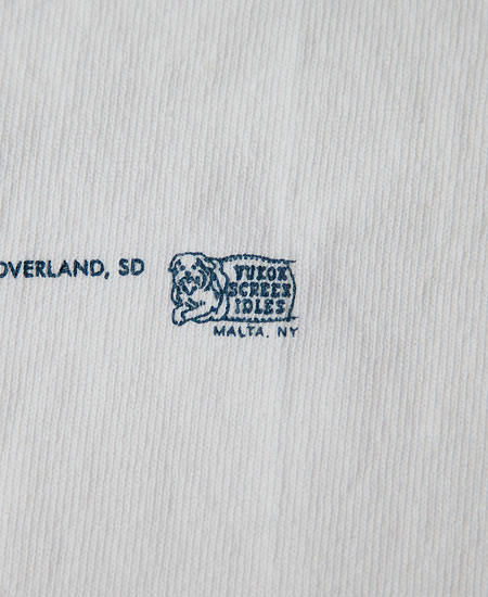 COLIMBO コリンボ PRINTED T-SHIRTS " Holyoke " (WHITE)