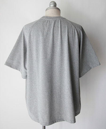 NANGA ナンガ ECO HYBRID RAGLAN SLEEVE OVERSIZED TEE (GRAY) 2023年入荷モデル