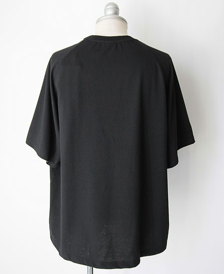 NANGA ナンガ ECO HYBRID RAGLAN SLEEVE OVERSIZED TEE (BLACK)