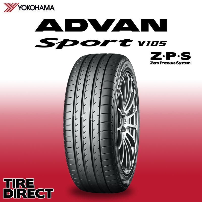 新品 ヨコハマ ADOVAN sport V105 Z・P・S 245/45RF18 96Y 夏タイヤ サマータイヤ | ヨコハマ,サマータイヤ単品,18インチ | タイヤダイレクト