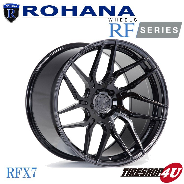 ROHANA RFX7 21×9 5/120 +35 グロスブラック ロハナ 軽量 フローフォーミング アルミホイール単品 メーカー取り寄せ