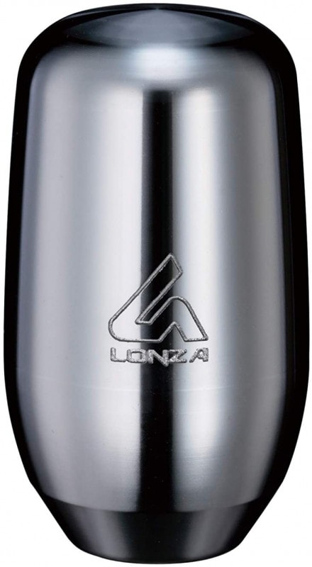 NAPOLEX LZ-51 LONZA ロンザ アルミノブ（スティック） チタニウムシルバー スポーツノブ、シフトノブ ナポレックス