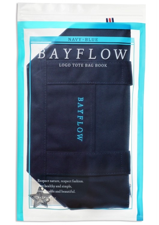 BAYFLOW LOGO TOTE BAG BOOK NAVY×BLUE | 商品カテゴリ一覧,宝島社公式商品 | | 宝島チャンネル