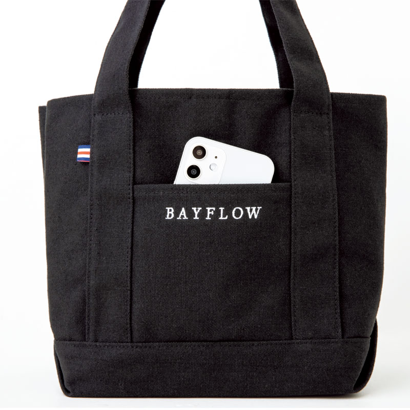 BAYFLOW 収納5ポケット LOGO TOTE BAG BOOK BLACK | 商品カテゴリ一覧,宝島社公式商品 | | 宝島チャンネル